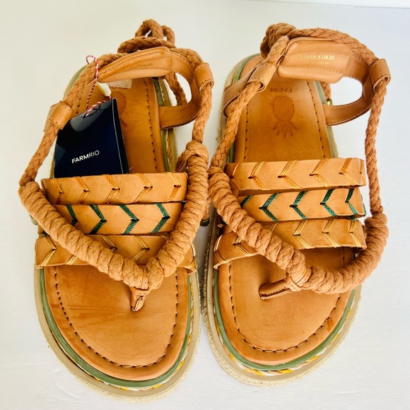 FARM Rio | Shoes | Farm Rio Boho Vegan Sand Rope Tie Espadrille ...